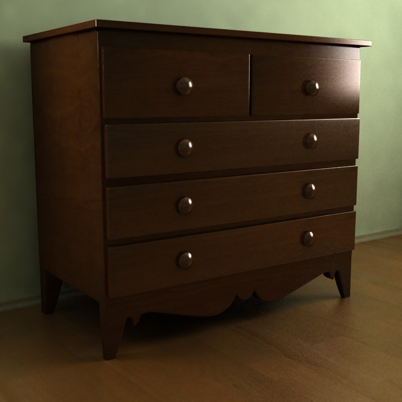 old commode 3d model
