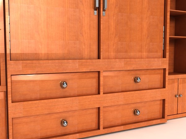 3ds max murphy wall bed furniture