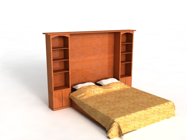 3ds max murphy wall bed furniture