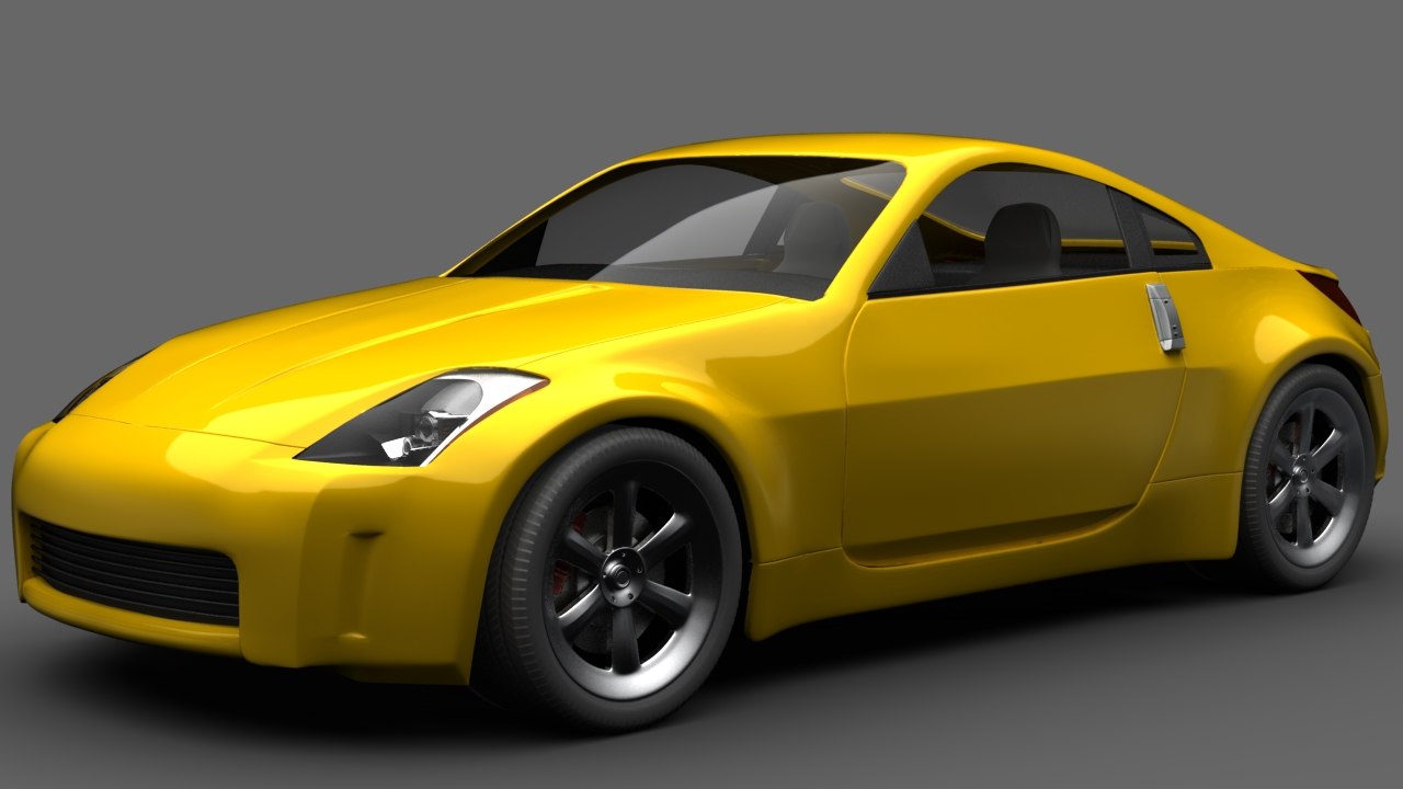 3d model 350z format