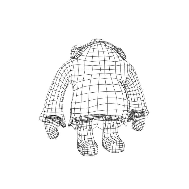 quatchi mascot vancouver olympic 3d model