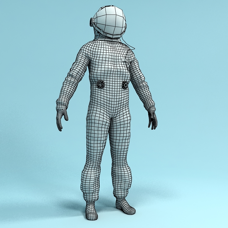 3d model space spaceman