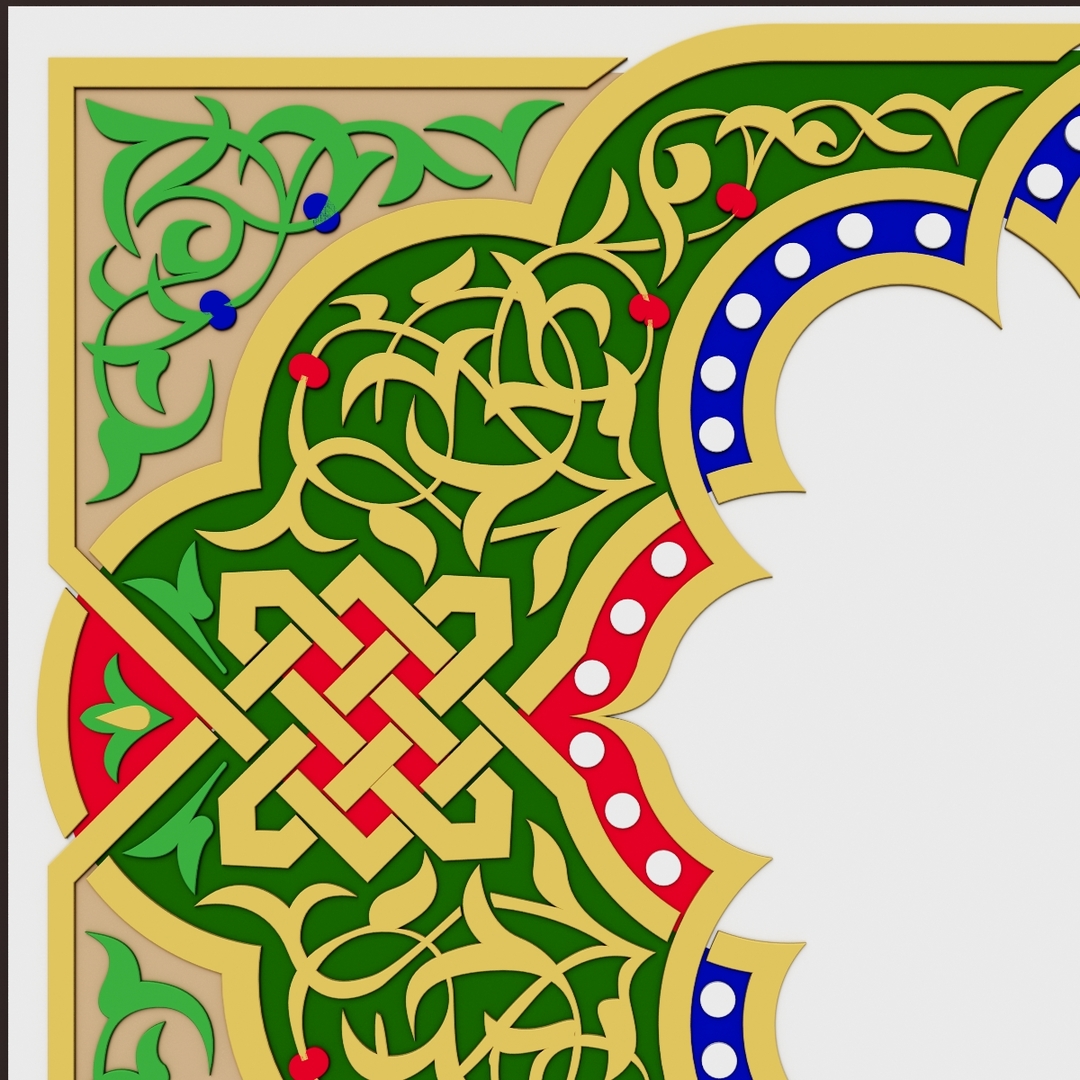 arabesque wall 3ds