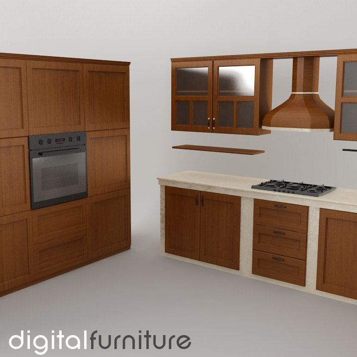 kitchen 3d max