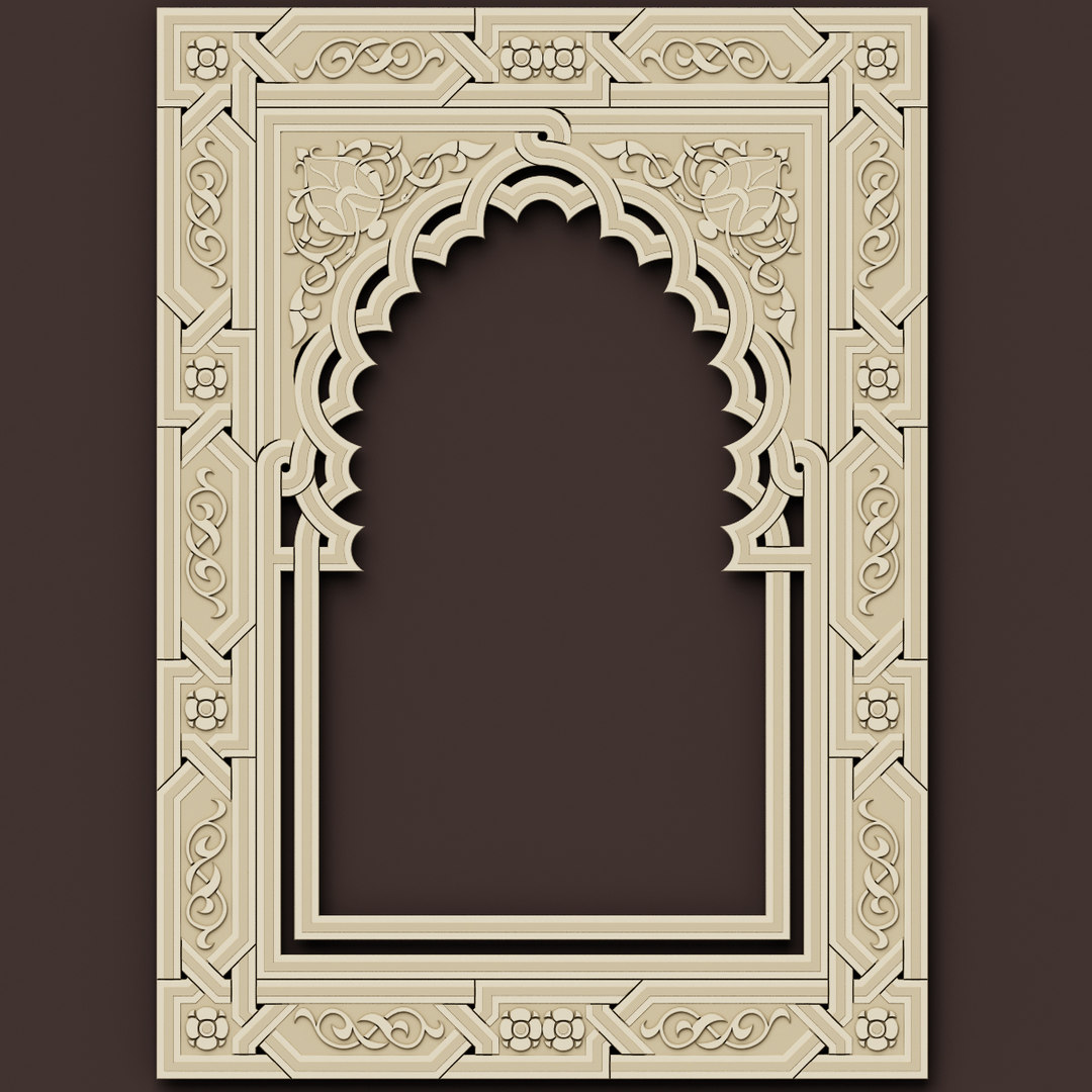 arabesque decor ceiling 3ds