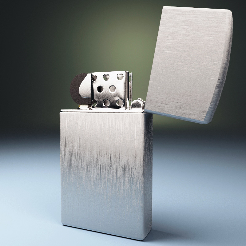zippo lighter 3d model