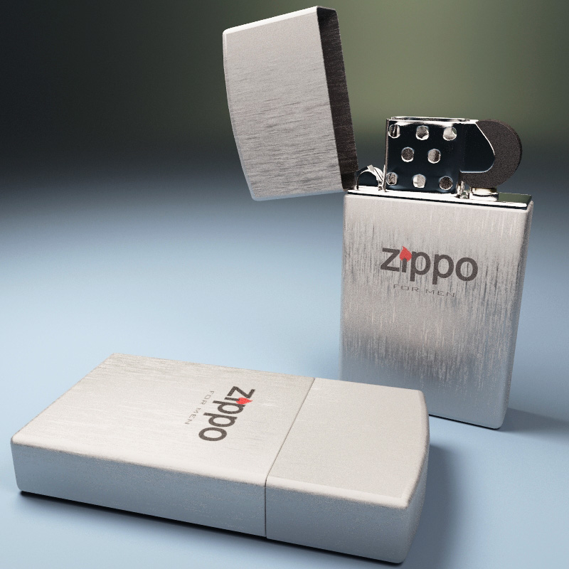 zippo lighter 3d model
