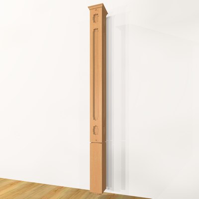 Building Revit Family newel post stair