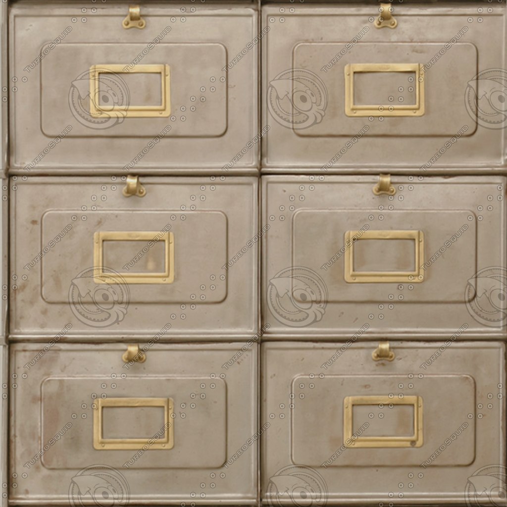Texture PNG Tileable Steel Drawers