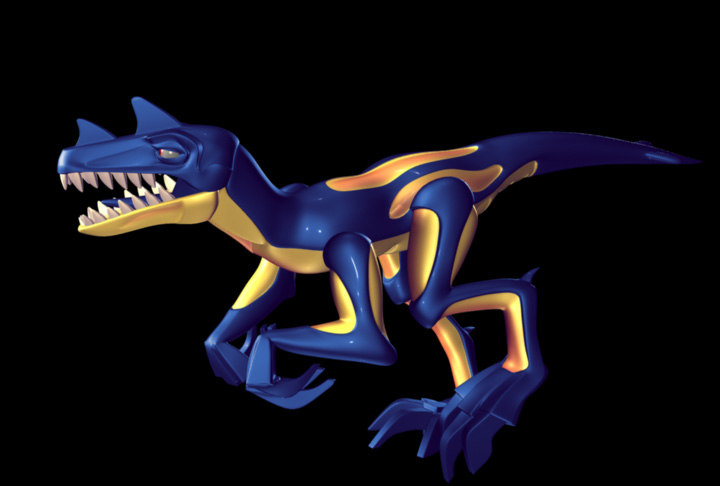 maya raptor rigged