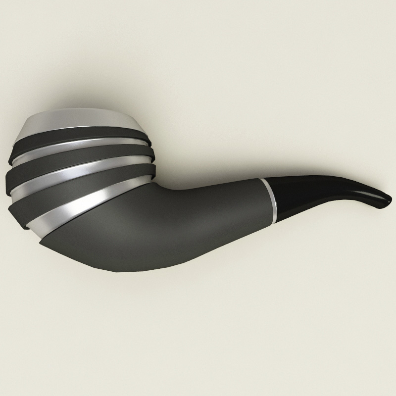 3d tobacco pipes model