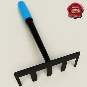 Hand Rake 3D Models for Download | TurboSquid