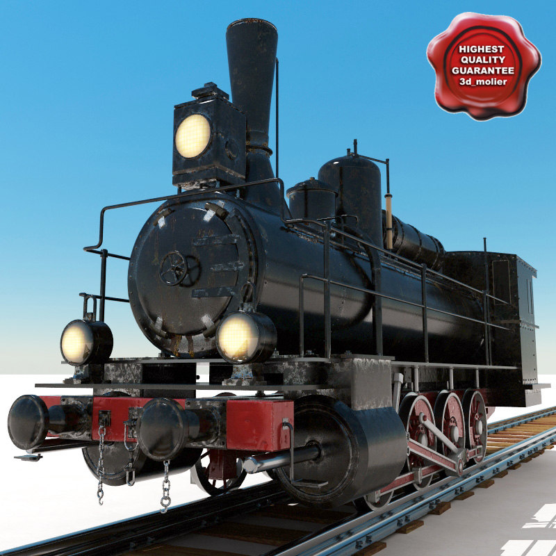 modelo 3d Antigua locomotora de vapor - TurboSquid 500820