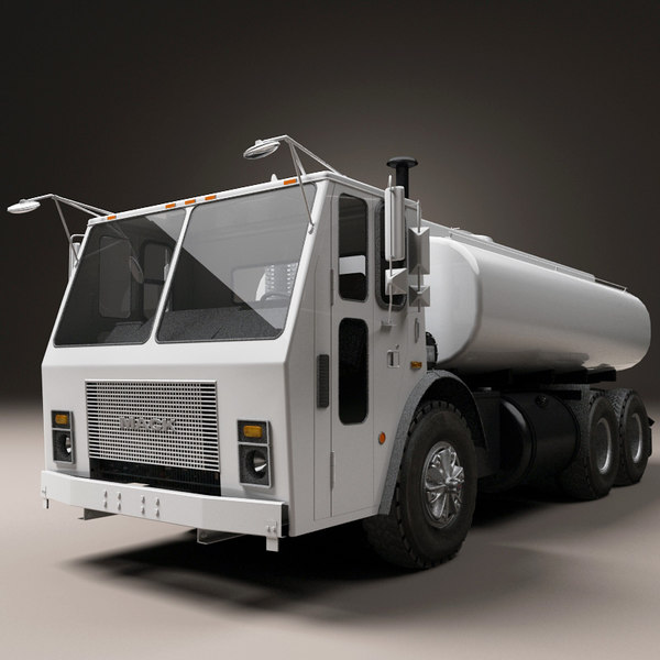 3d tank truck mack