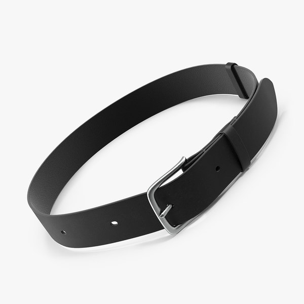 3D mens leather belt buckle model - TurboSquid 1456320