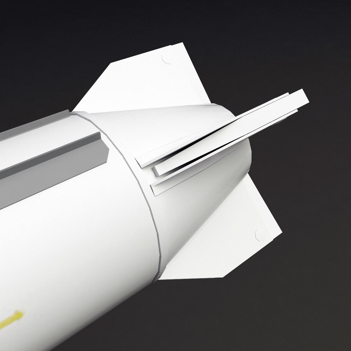 aircraft bomb cbu-59 apam 3d model
