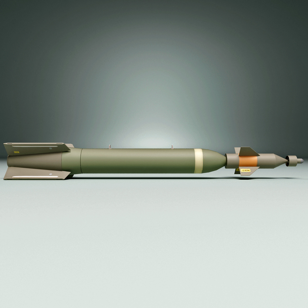 aircraft bomb gbu-10 paveway 3d max