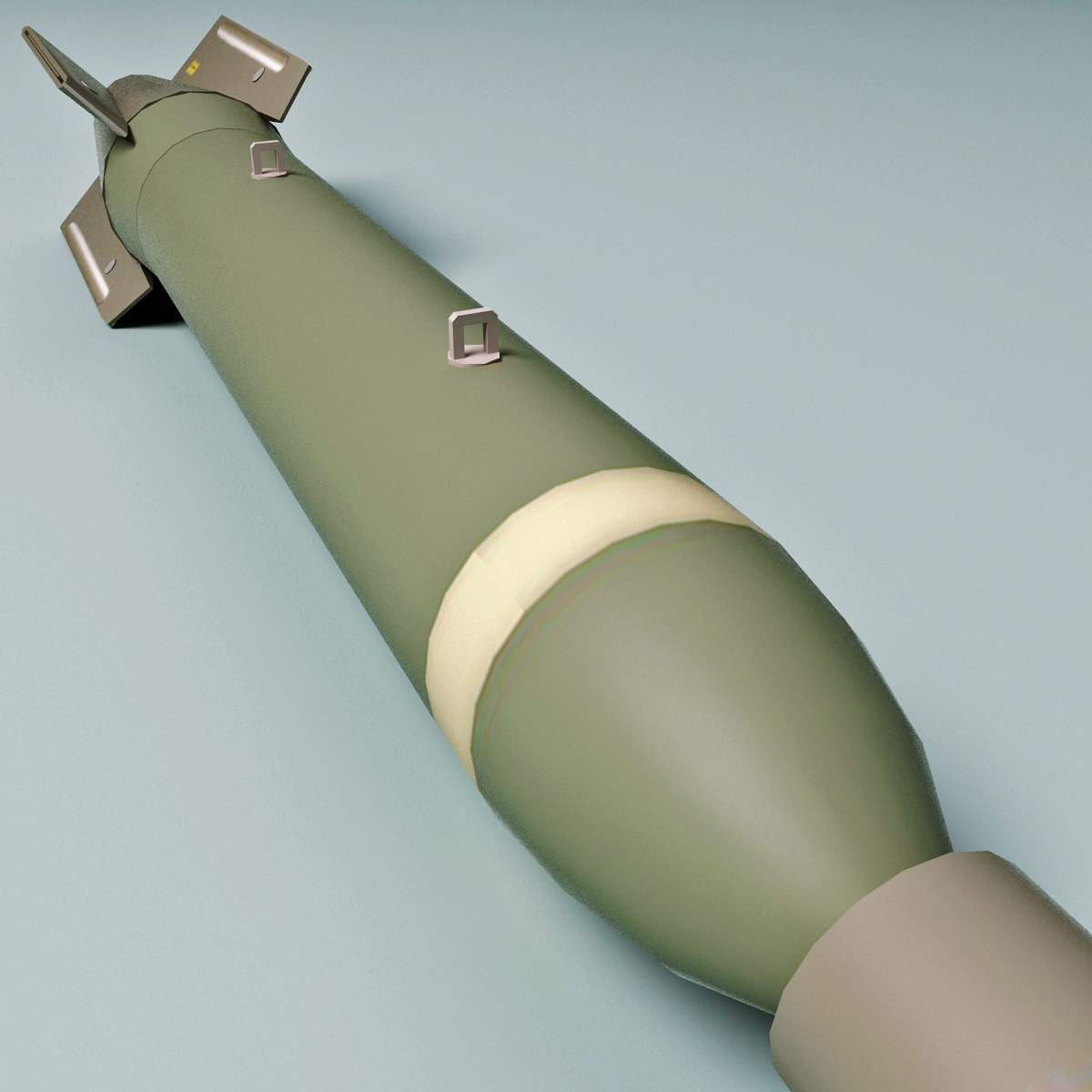 aircraft bomb gbu-10 paveway 3d max