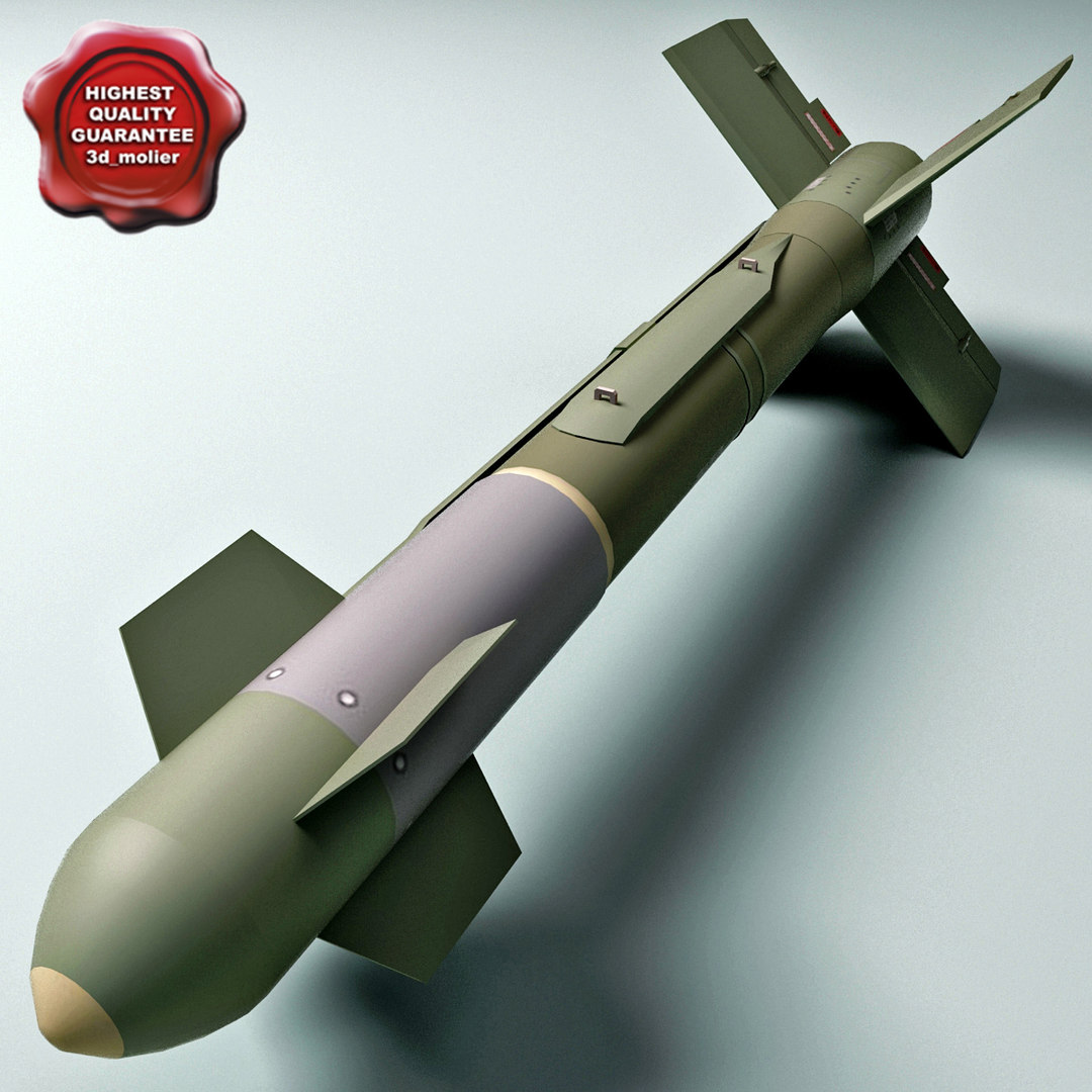 3d model aircraft bomb gbu-15 blu-109