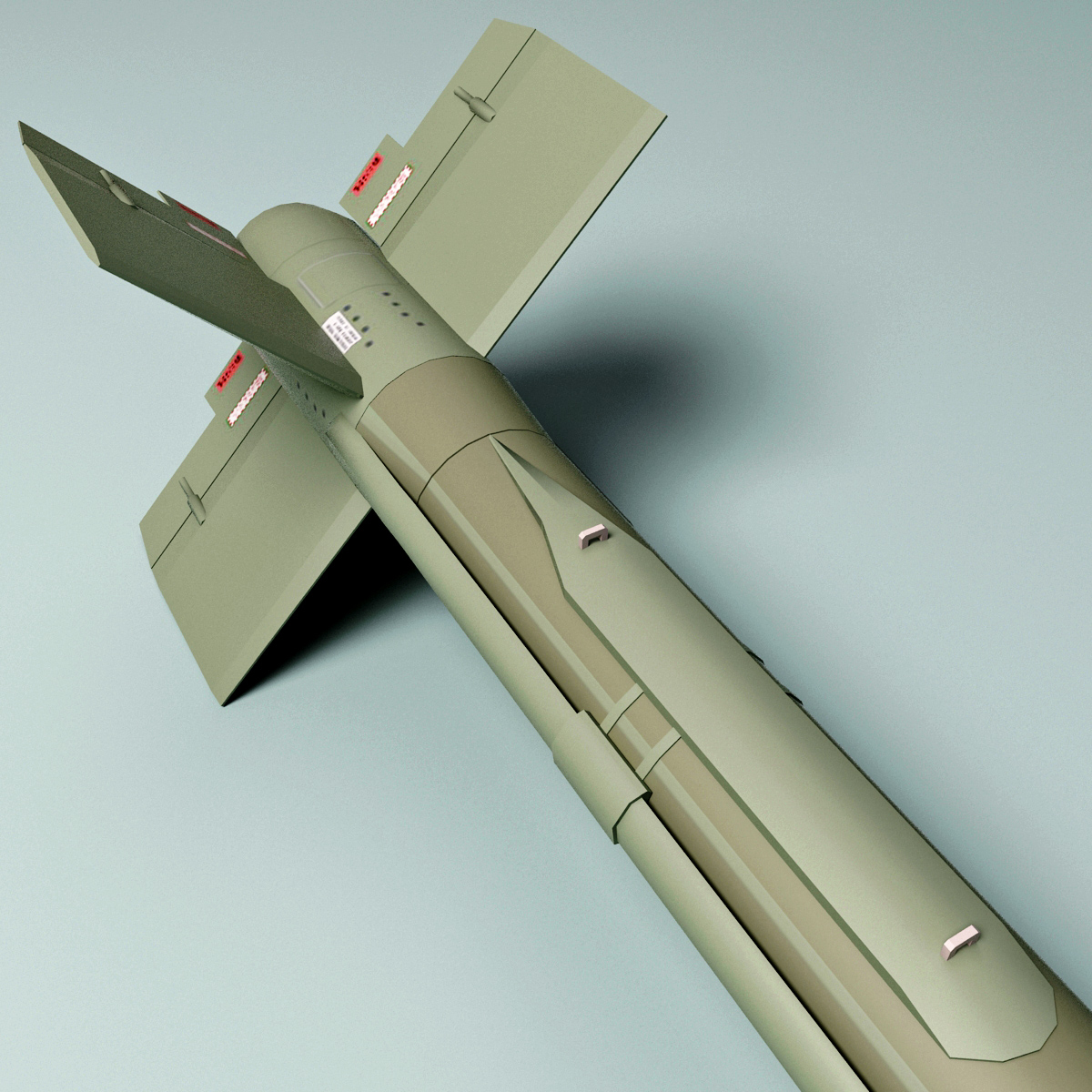 3d model aircraft bomb gbu-15 blu-109
