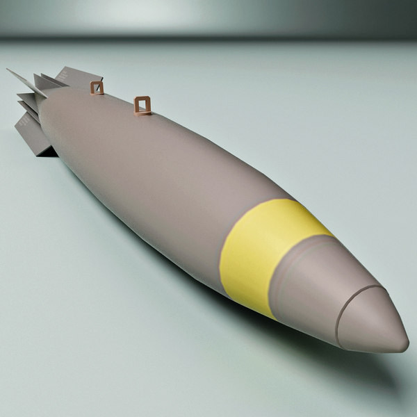 aircraft bomb mk-81 snakeye 3d max