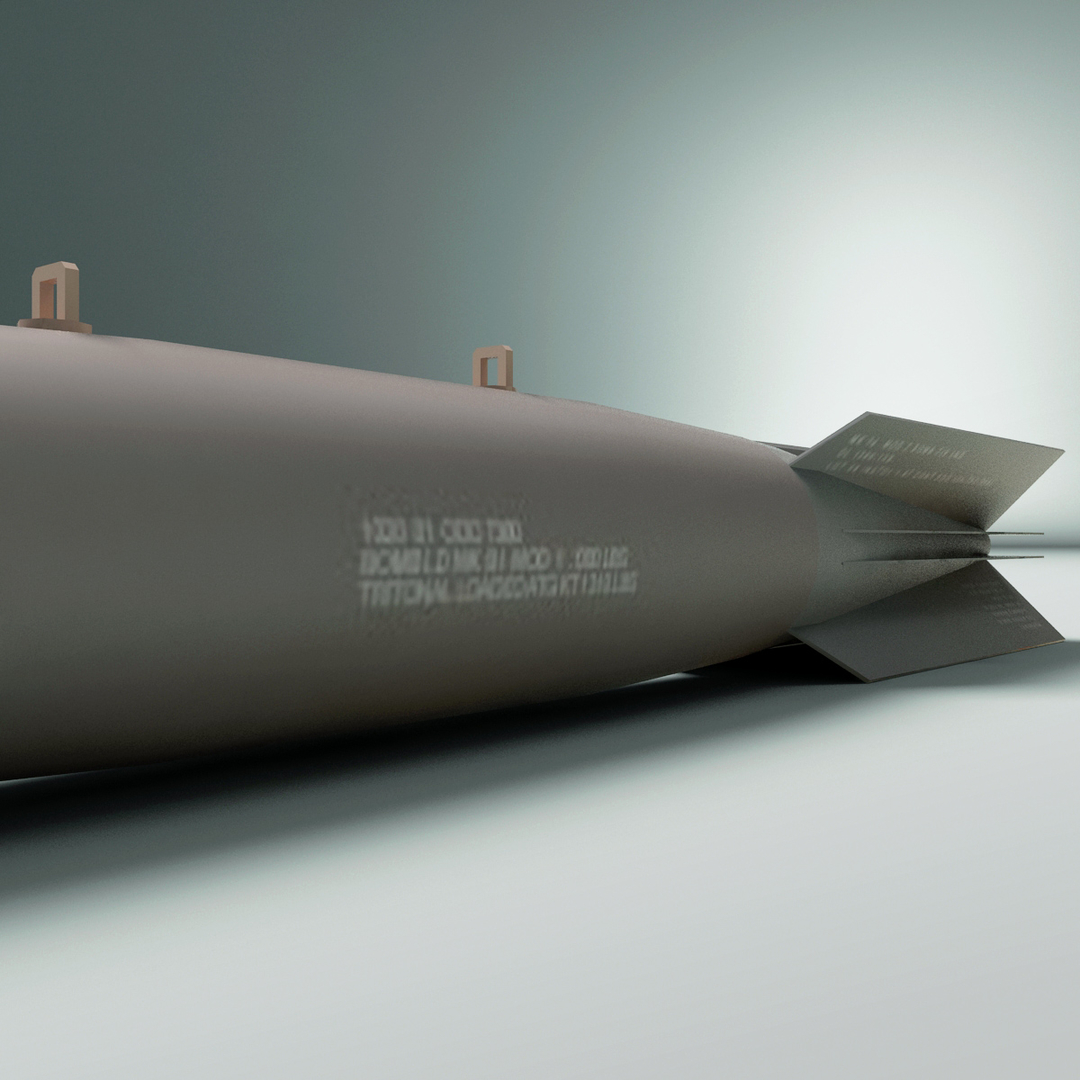 aircraft bomb mk-81 snakeye 3d max
