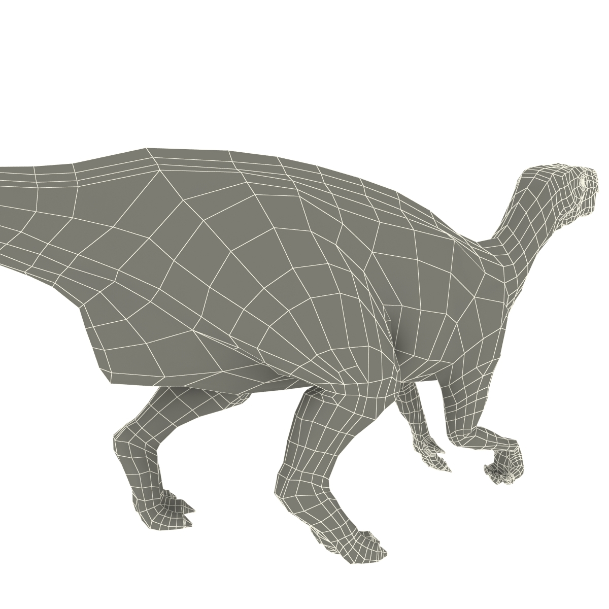 3d dinosaur iguanodon model