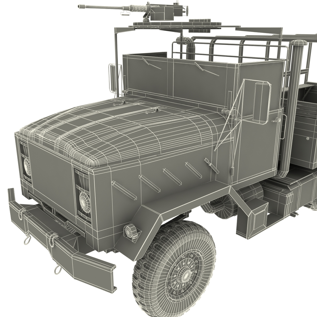 3d model m923 transport truck v5