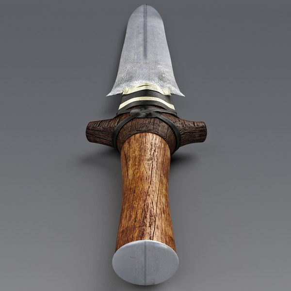 3d african swords model