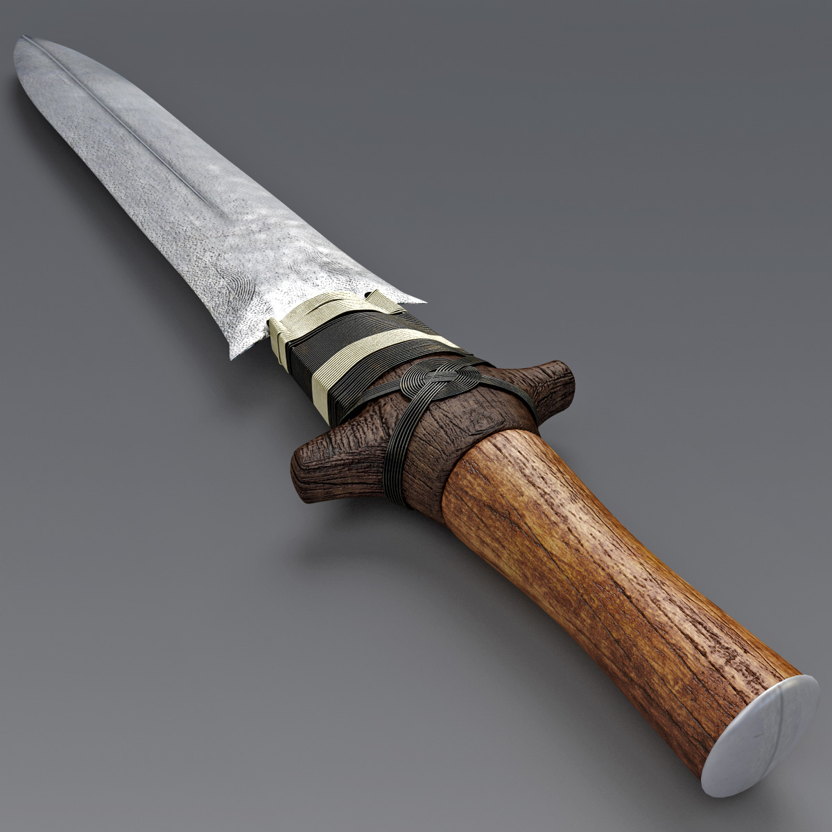 3d african swords model
