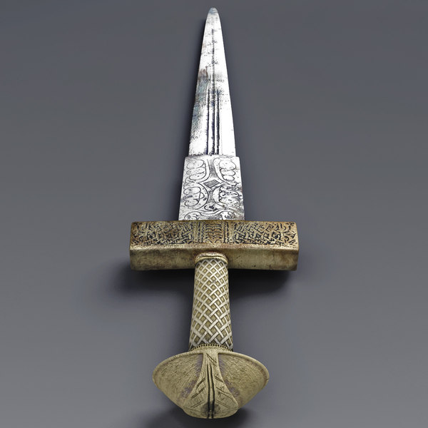 3d african swords model