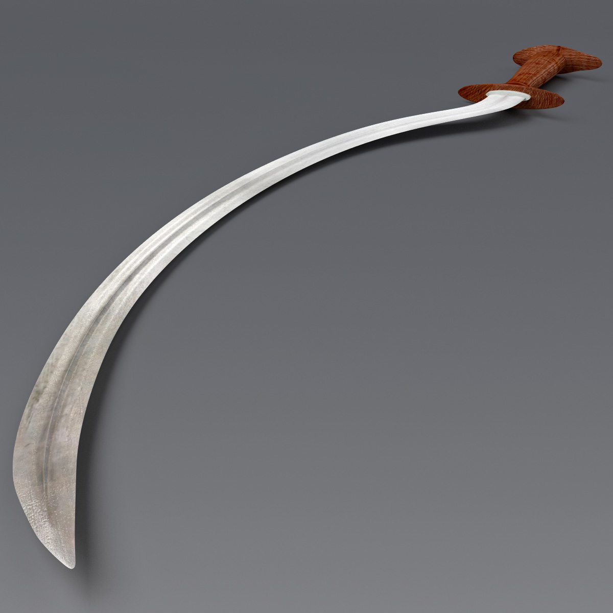 3d african swords model