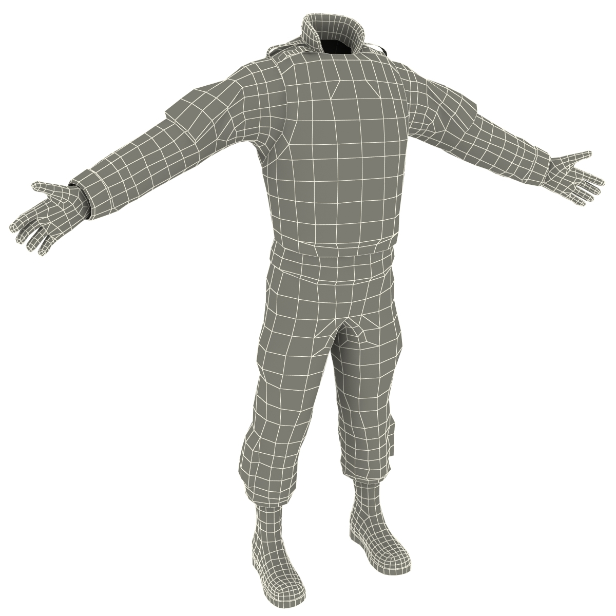 3d soldier clothes v4 model