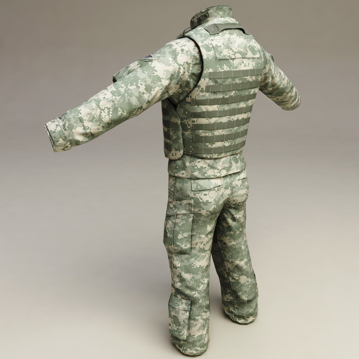 soldier clothes v5 3d model