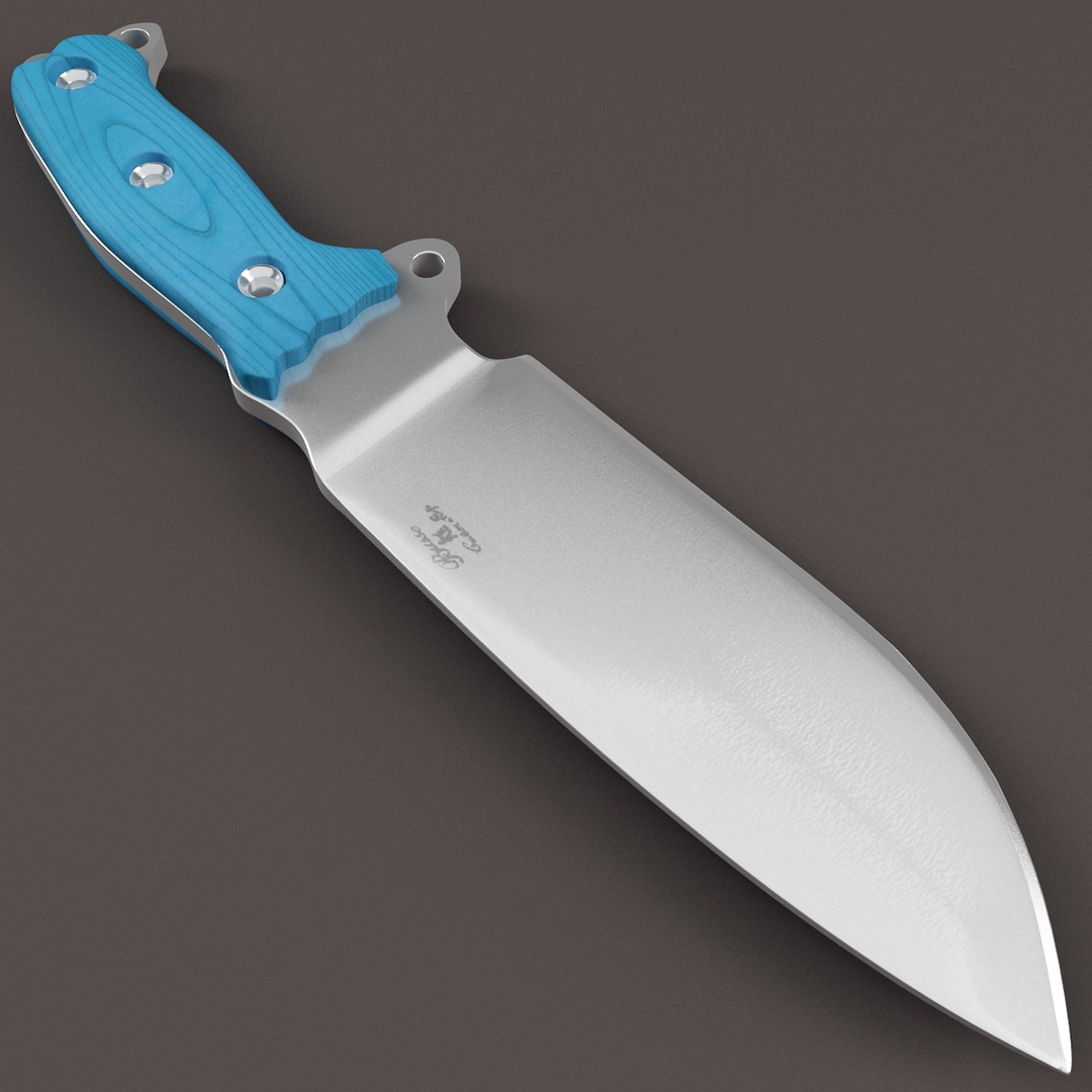 knife busse natural 3d 3ds