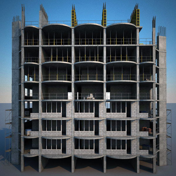3d 3ds building construction v3
