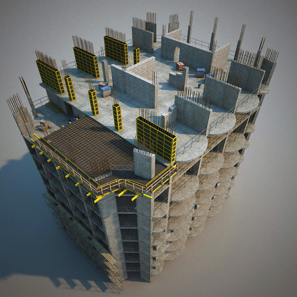 3d 3ds building construction v3