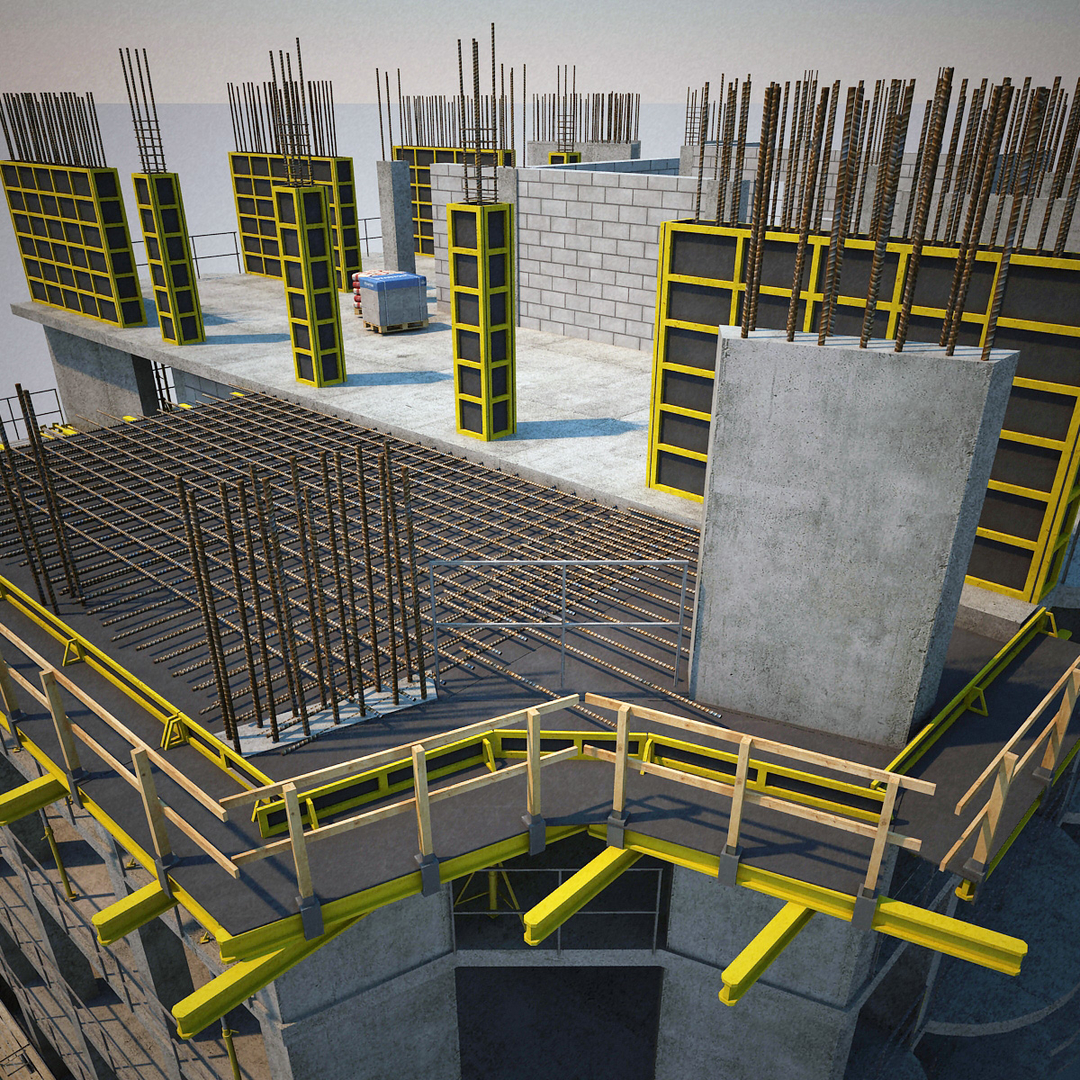 3d 3ds building construction v3