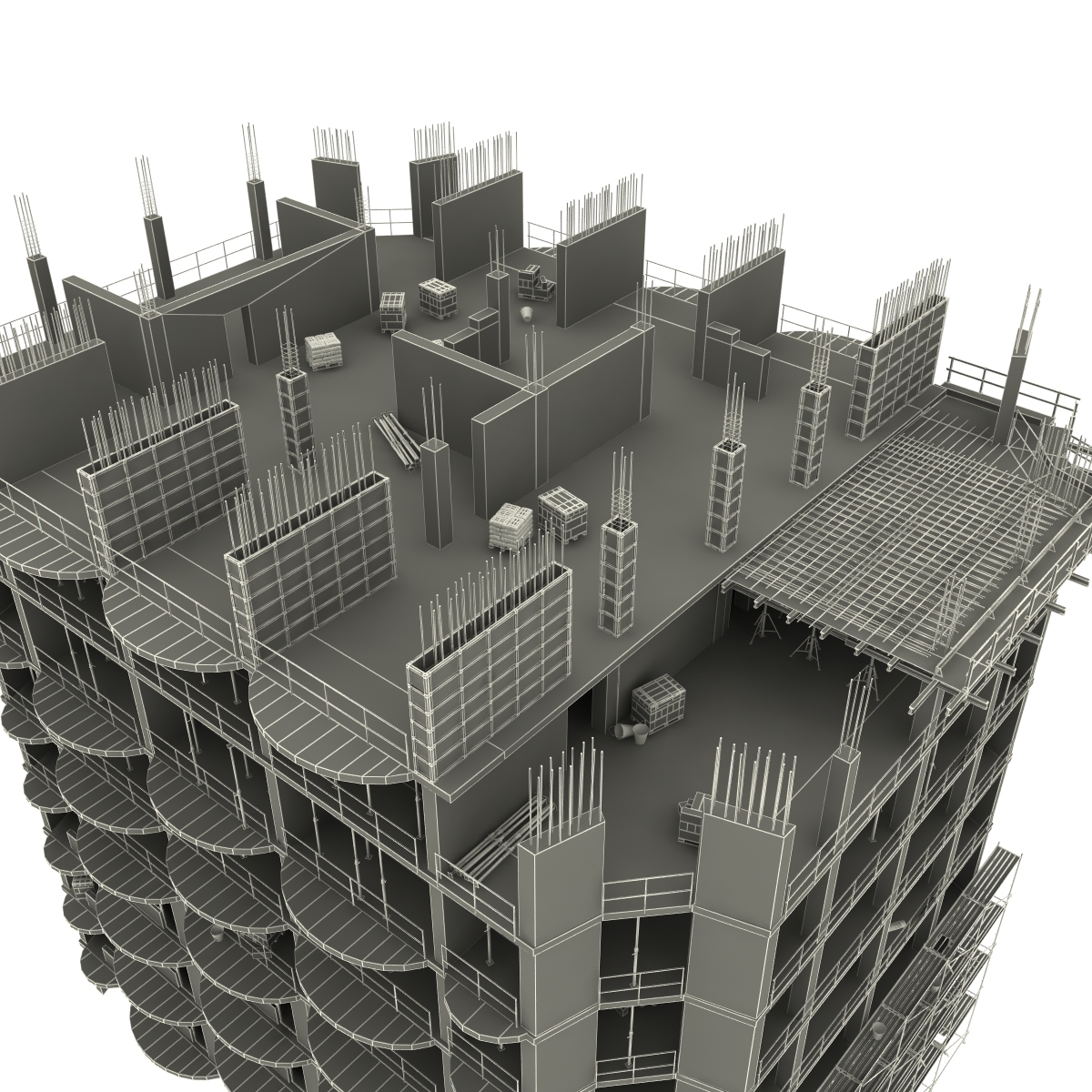 3d 3ds building construction v3