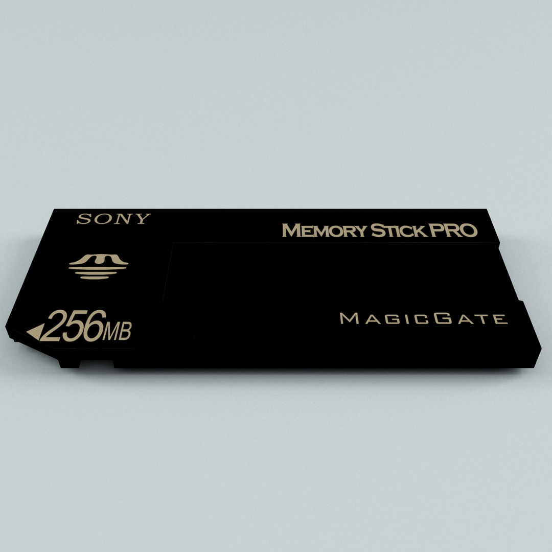 memory card ms pro 3d model