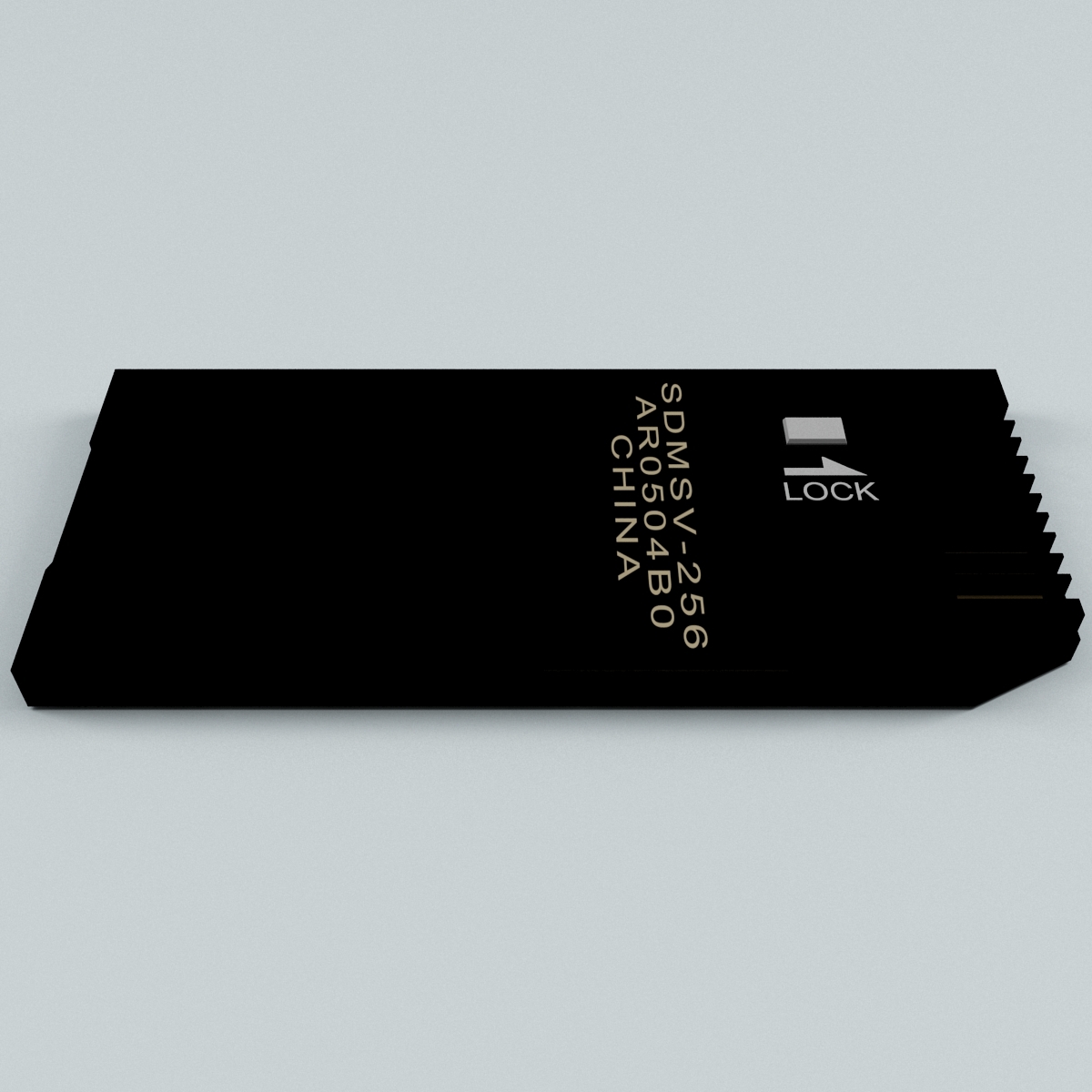 memory card ms pro 3d model