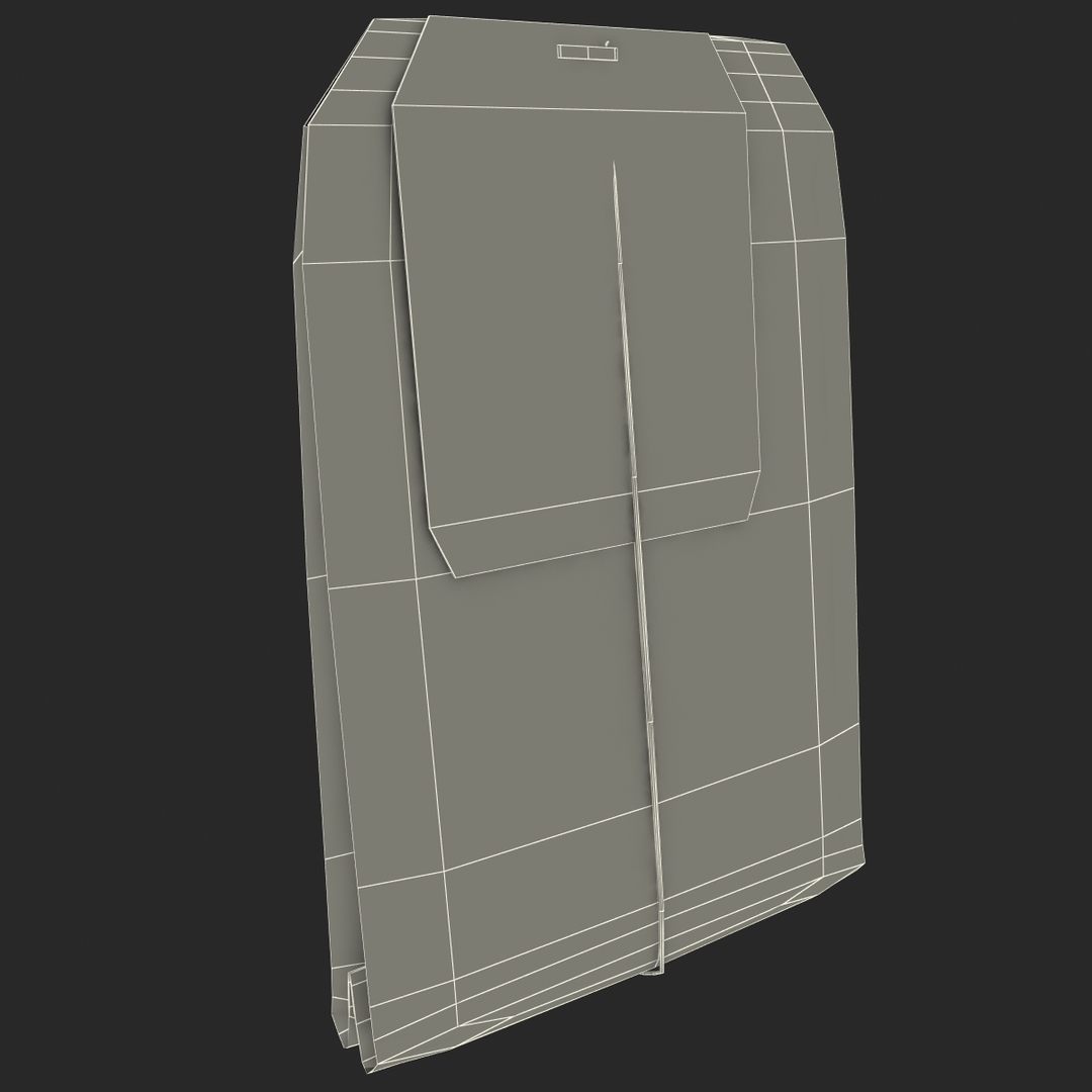 tea bags 3d model