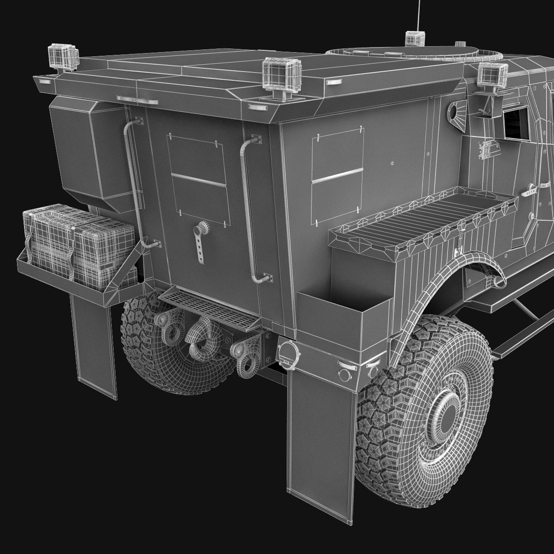 3d m-atv tactical ambulance