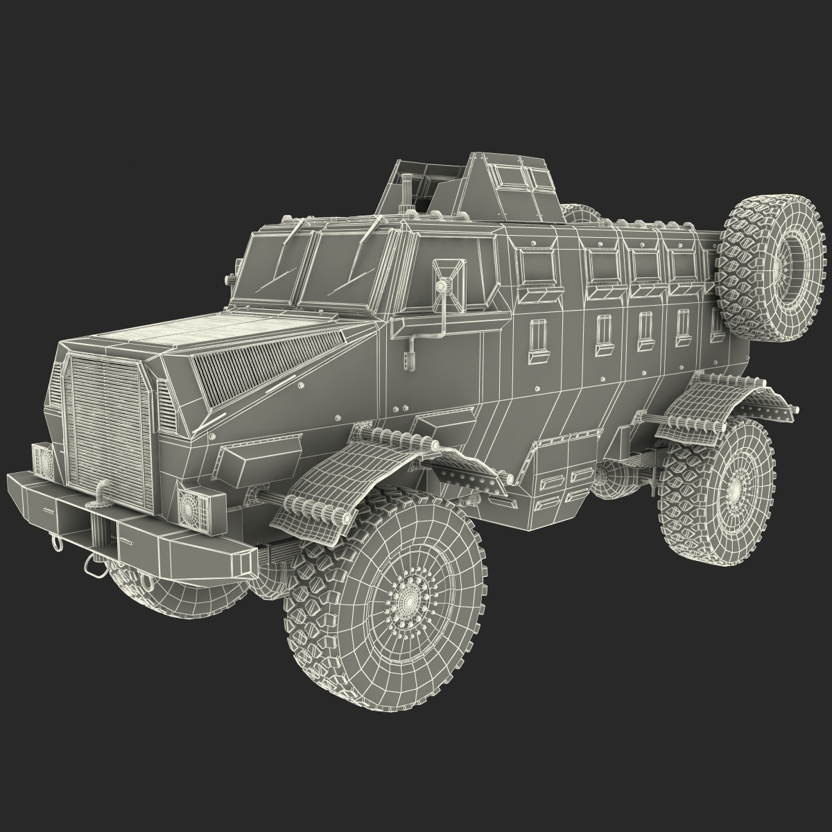 ivema gila ambush protected 3d model