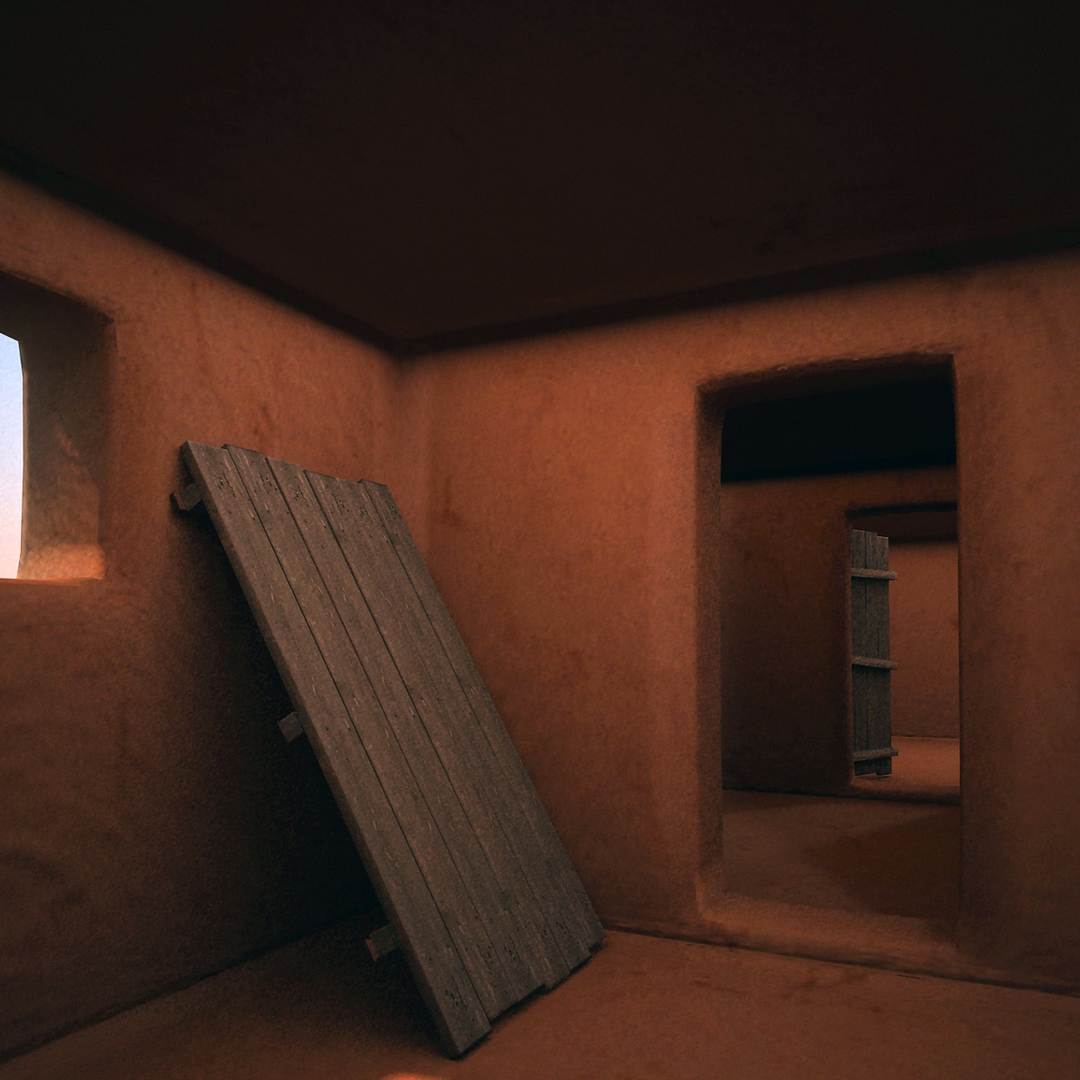 afghanistan house interior c4d