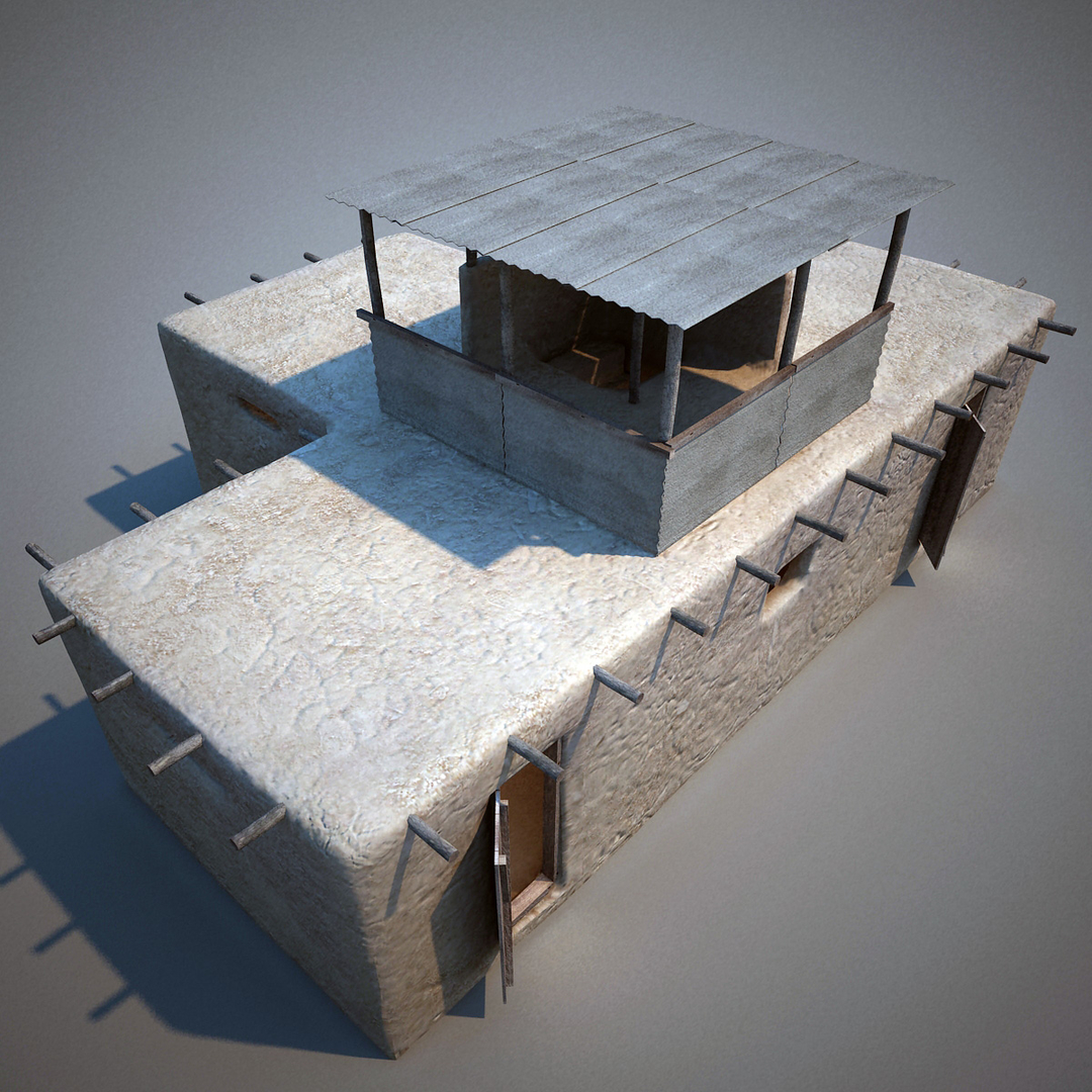 afghanistan house v9 3d 3ds