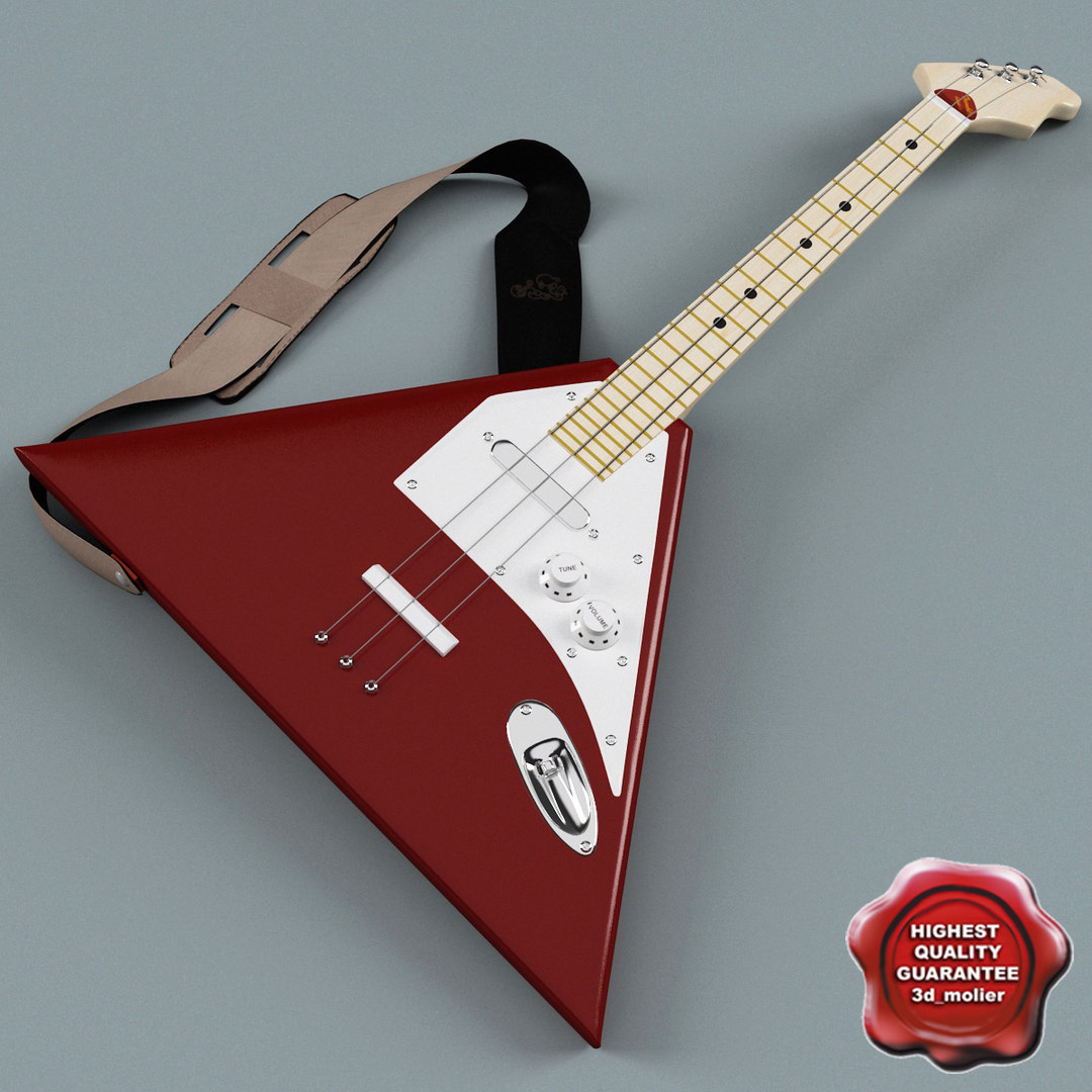 electric balalaika 3d model