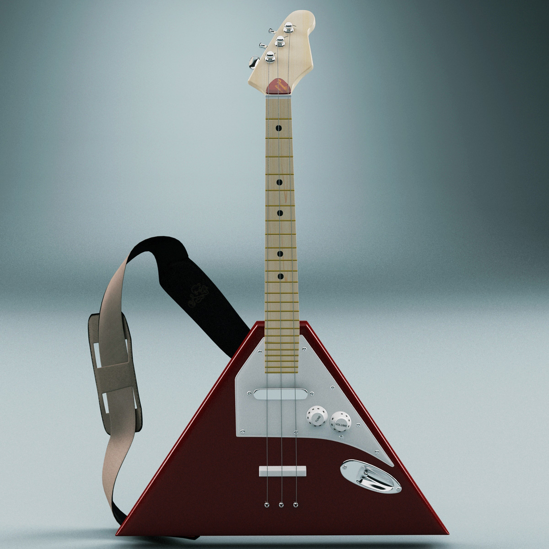 electric balalaika 3d model