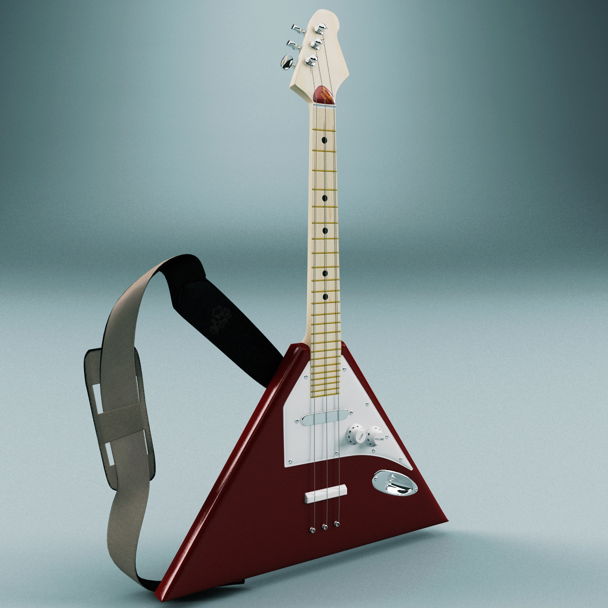 electric balalaika 3d model