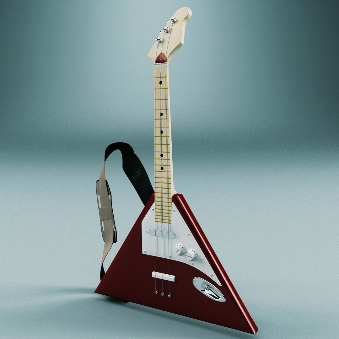 electric balalaika 3d model